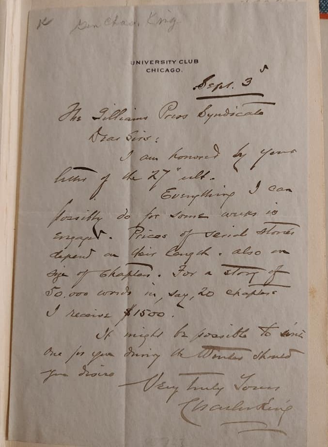 General Charles King Illustrations – About Frederic Remington